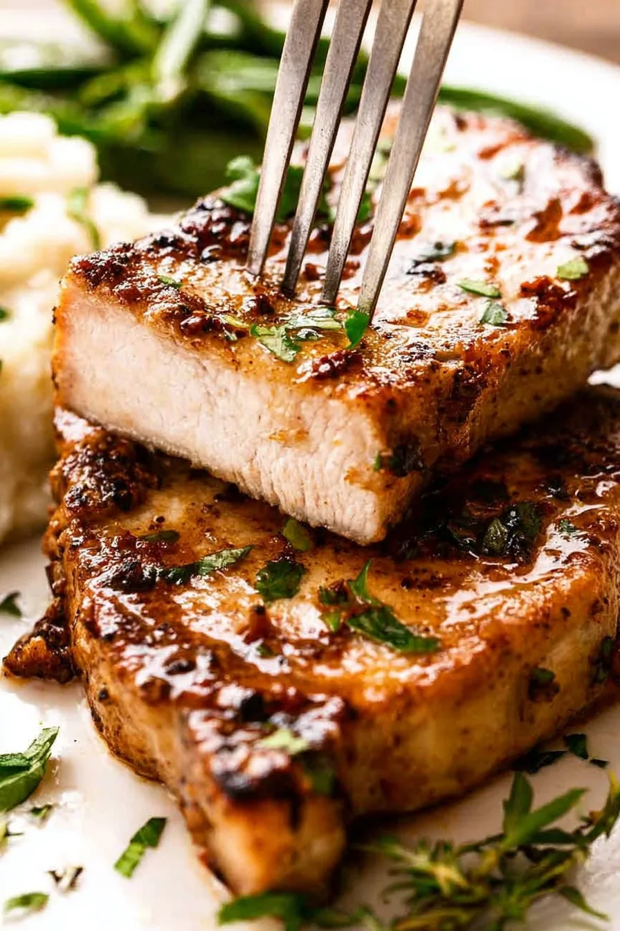 Oven Baked Bone-In Pork Chops - Frida's Taqueria